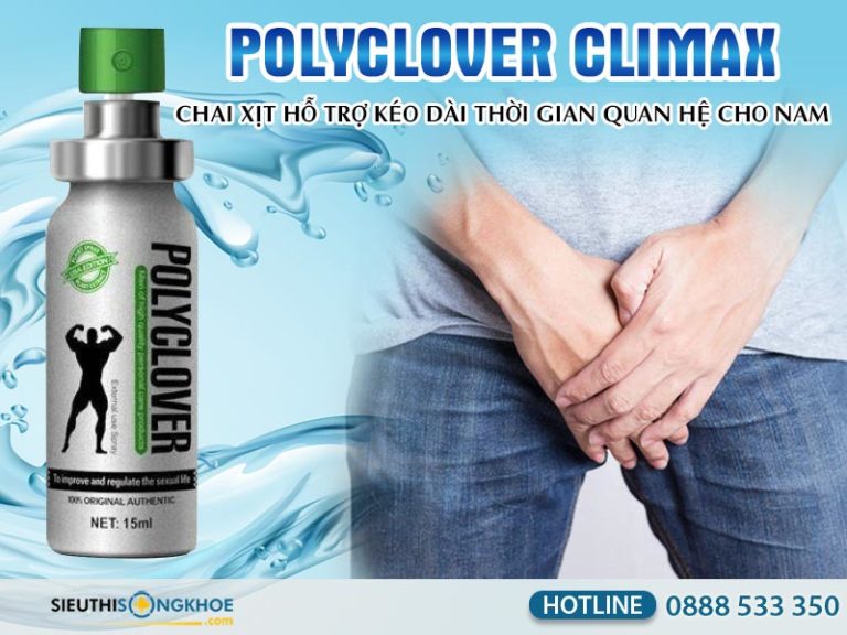 Polyclover Climax [800.000đ] - Hỗ Trợ Chống Xuất Tinh Sớm Cho Nam
