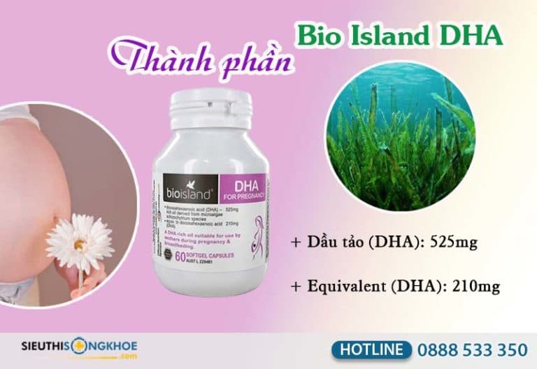 Bio Island {550.000đ} Viên Uống Bổ Sung DHA Cho Mẹ Bầu