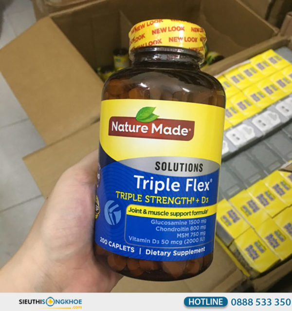 Triple Flex By Nature Made [580.000đ] - Viên Uống Hỗ Trợ Chắc Xương