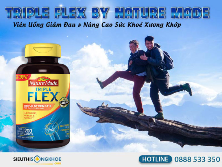 Triple Flex By Nature Made [580.000đ] - Viên Uống Hỗ Trợ Chắc Xương