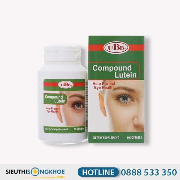 UBB Compound Lutein [380.000đ] - Viên uống Hỗ Trợ Bồi Bổ Mắt Sáng