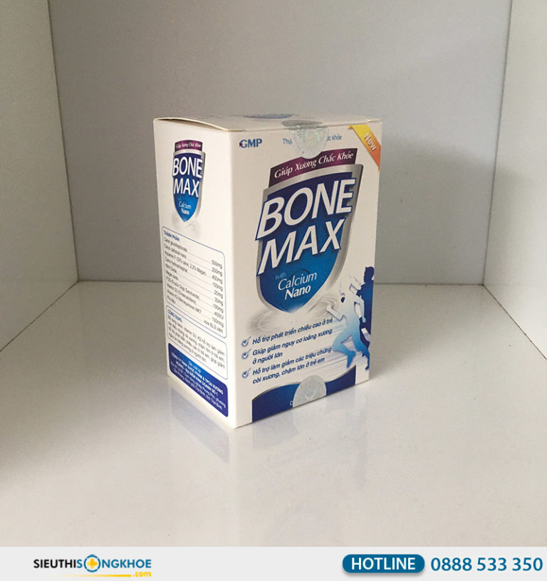 Bone Max [190.000đ] - Viên Uống Hỗ Trợ Giảm Đau Xương Khớp