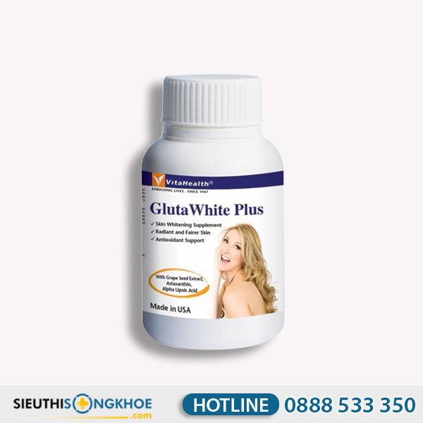 Gluta White Plus [710.000đ] - Viên Uống Hỗ Trợ Trắng Da