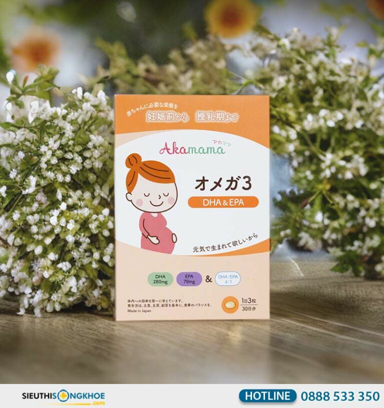 Akamama DHA & EPA {350.000đ} Hỗ Trợ Tốt Não & Mắt Thai Nhi