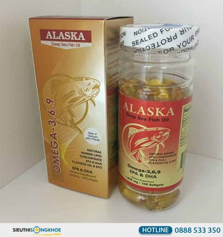 Alaska Deep Sea Fish Oil Omega 3 6 9 {230.000đ} Dầu Cá Mỹ