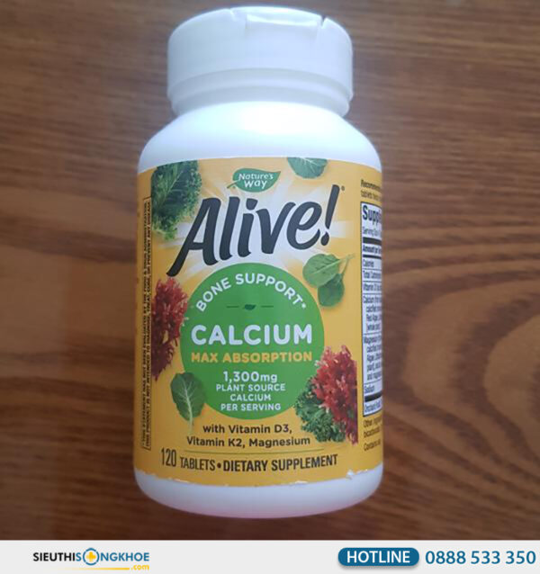 Alive Calcium [420.000đ] - Hỗ Trợ Bổ Sung Canxi Cho Cơ Thể