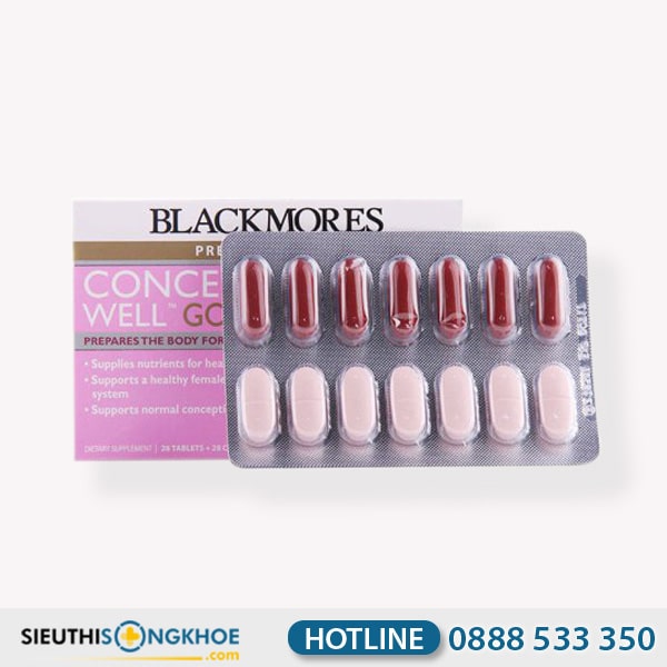Blackmores Conceive Well Gold Hỗ Trợ Tăng Cường Chức Năng Sinh Sản Nữ ...