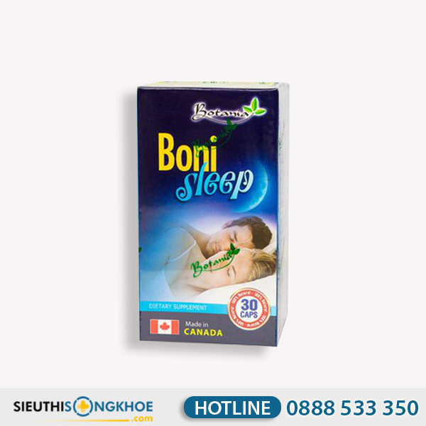 Boni Sleep [412.000đ] - Viên Uống Hỗ Trợ Giúp Ngủ Ngon