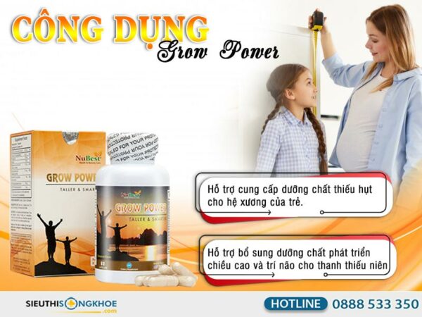 Grow Power [990.000đ] - Hỗ Trợ Tăng Trưởng Chiều Cao
