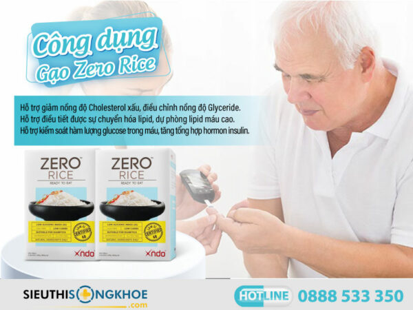 Zero Rice [250.000đ] - Hỗ Trợ Đáp Ứng Nhu Cầu Người Tiểu Đường