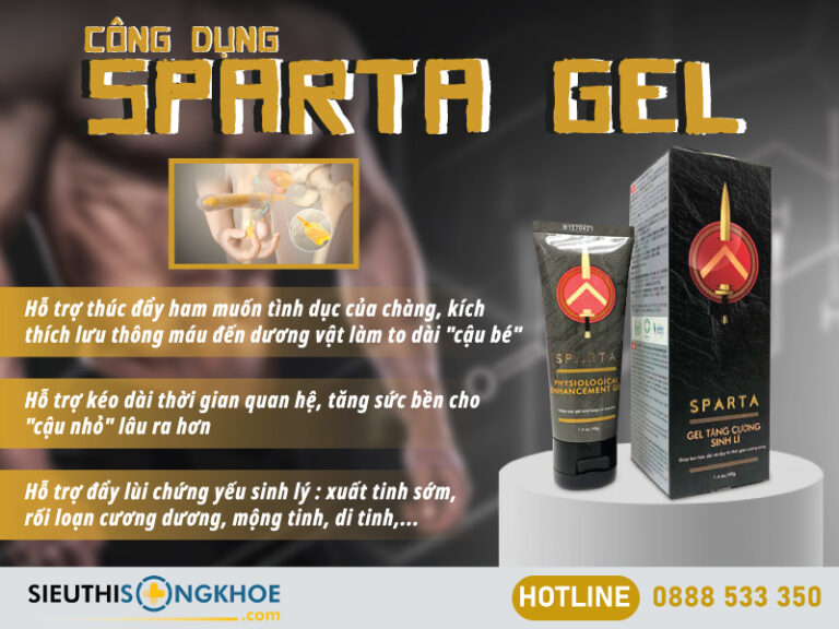 Sparta Gel [590.000đ] - Hỗ Trợ Tăng Kích Cỡ Cậu Nhỏ