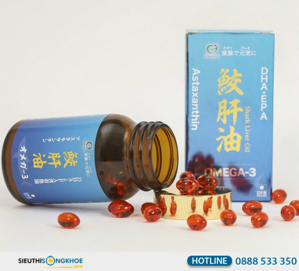 Shark Liver Oil Omega 3 [760.000đ] - Hỗ Trợ Cải Thiện Thị Lực & Trí Não