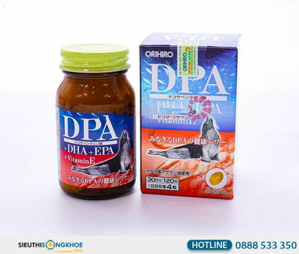 DPA DHA EPA Vitamin E Orihiro [662.000đ] - Hỗ Trợ Tăng Trí Lực Thị Lực