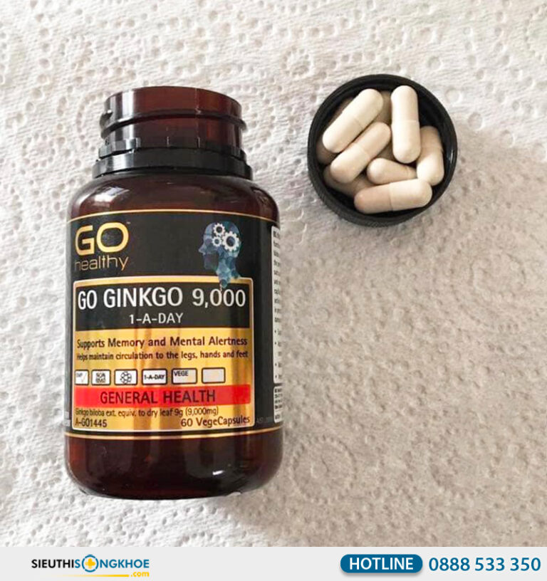 Go Ginkgo 9000+ [359.000đ] - Hỗ Trợ Bổ Não Tăng Trí Nhớ