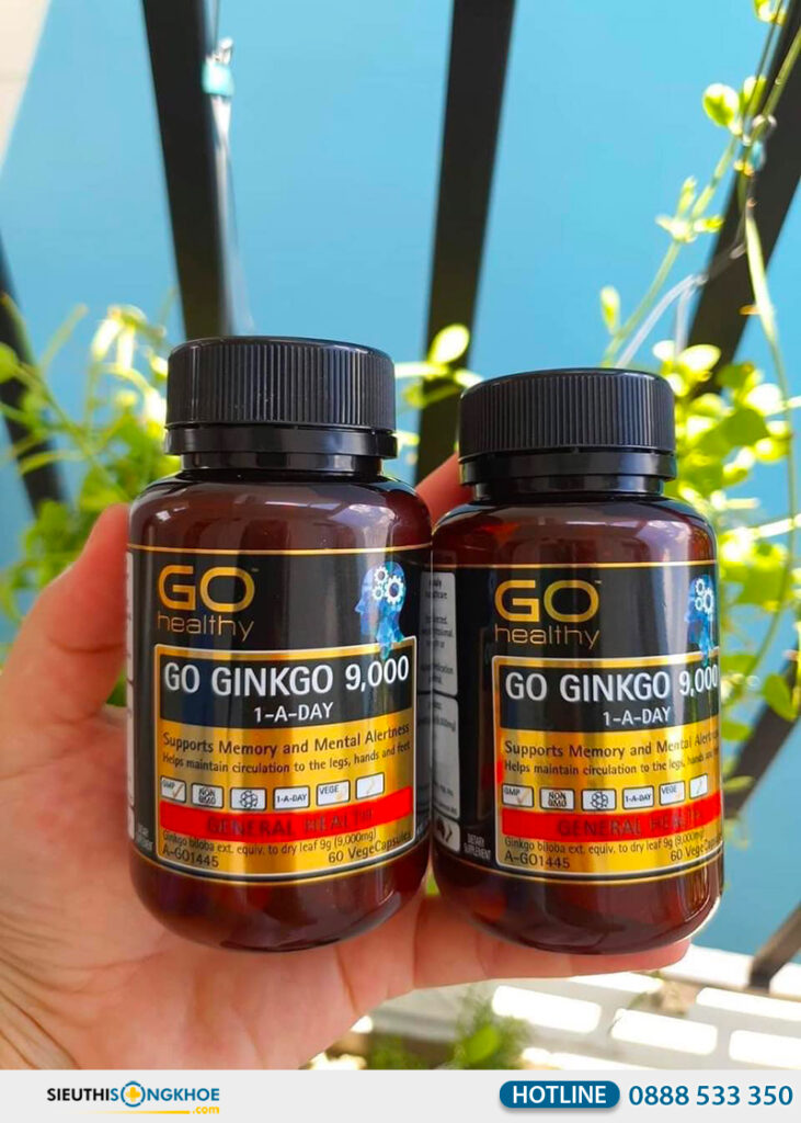 Go Ginkgo 9000+ [359.000đ] - Hỗ Trợ Bổ Não Tăng Trí Nhớ