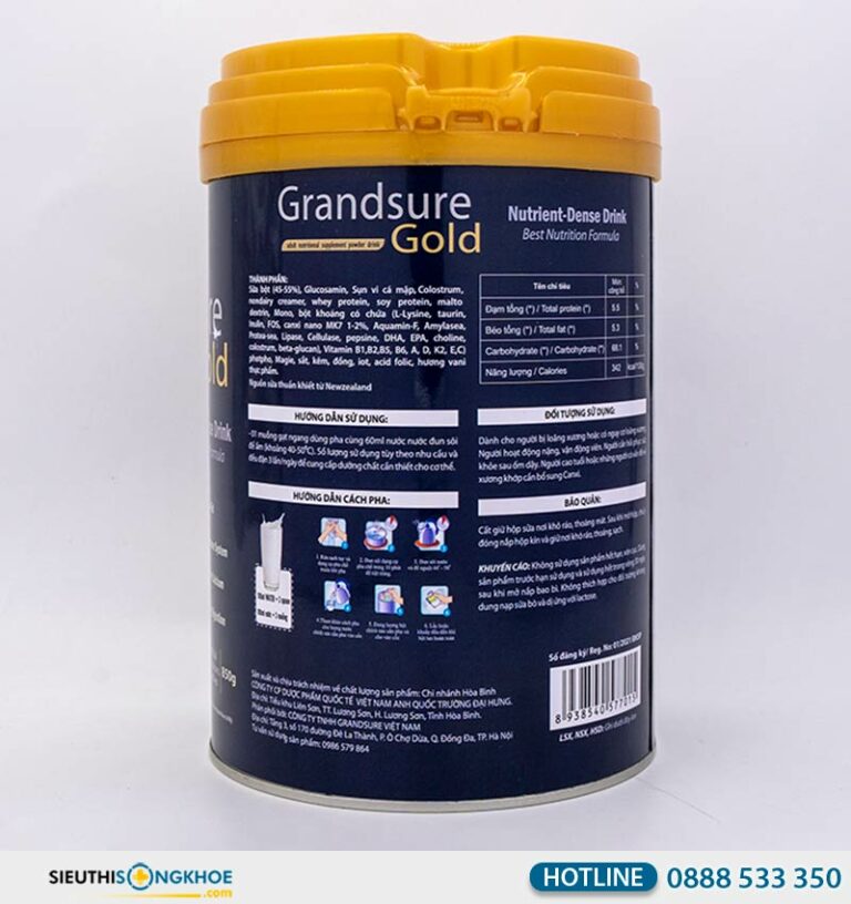 Grandsure Gold [860.000đ] Hỗ Trợ Cải Thiện Sức Khoẻ Xương Khớp