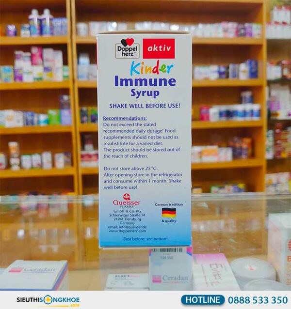 Kinder Immune Syrup {450.000đ} Hỗ Trợ Tăng Đề Kháng Cho Trẻ