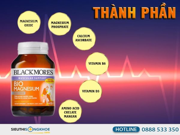 Blackmores Bio Magnesium [680.000đ] - Hỗ Trợ Phát Triển Xương & Cơ