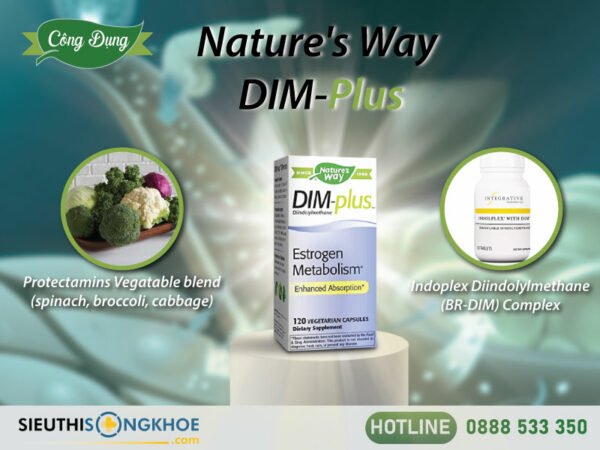Nature's Way DIM-Plus [400.000đ] - Hỗ Trợ Cân Bằng Nội Tiết Tố Nữ