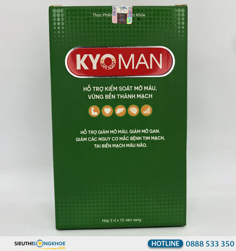Kyoman [320.000đ] - Hỗ Trợ Giảm Mỡ Máu Mỡ Gan