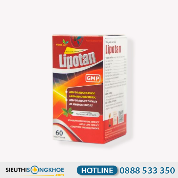 Lipotan [350.000đ] - Hỗ Trợ Cải Thiện Máu Nhiễm Mỡ