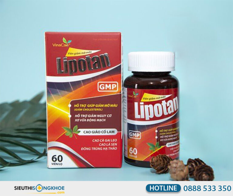 Lipotan [350.000đ] - Hỗ Trợ Cải Thiện Máu Nhiễm Mỡ