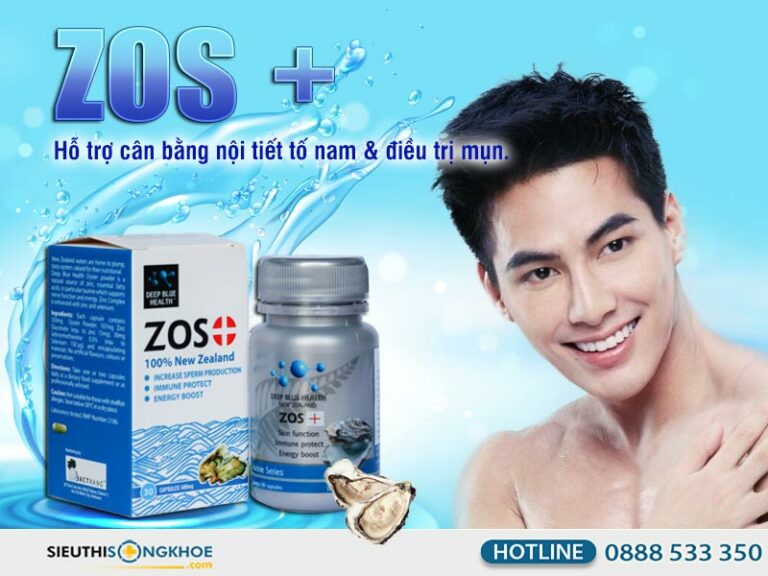 Zos + [540.000đ] - Hỗ Trợ Điều Trị Mụn & Làm Đẹp Da