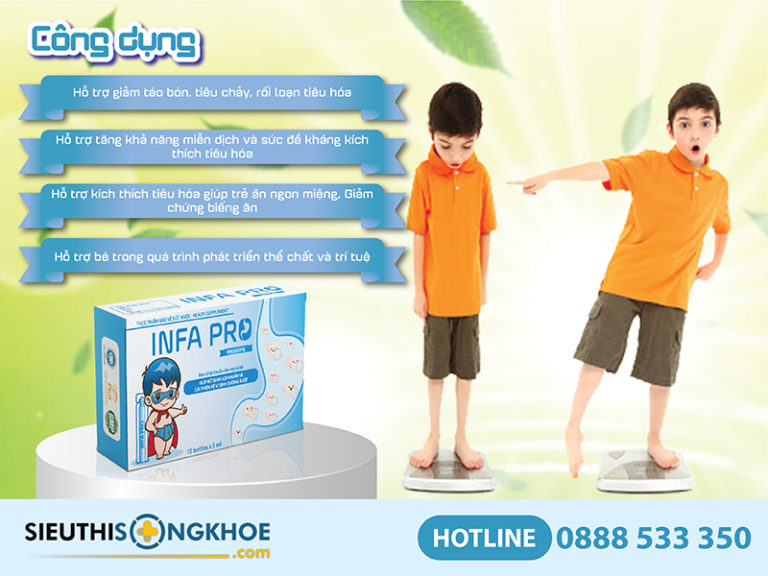 Infa Pro [360.000đ] - Hỗ Trợ Cải Thiện Hệ Tiêu Hoá Trẻ