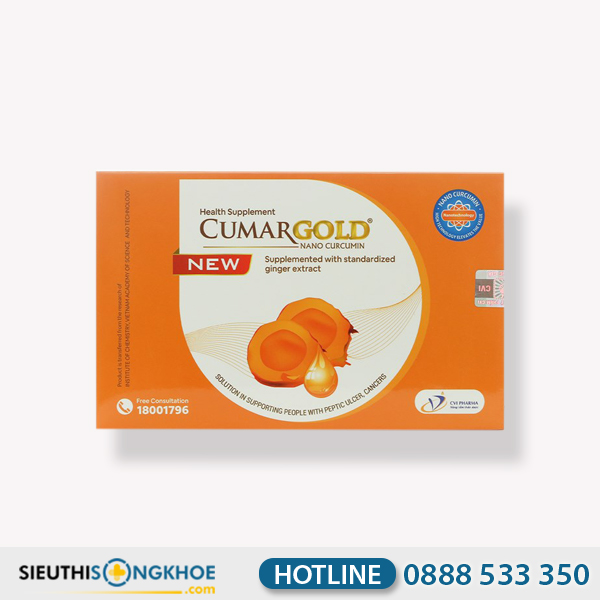 Cumargold [260.000đ] - Hỗ Trợ Giảm Viêm Loét Dạ Dày