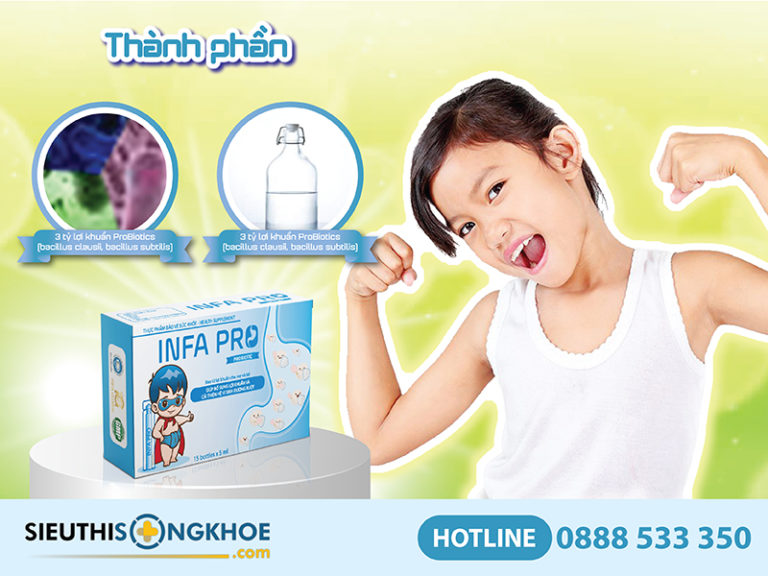 Infa Pro [360.000đ] - Hỗ Trợ Cải Thiện Hệ Tiêu Hoá Trẻ