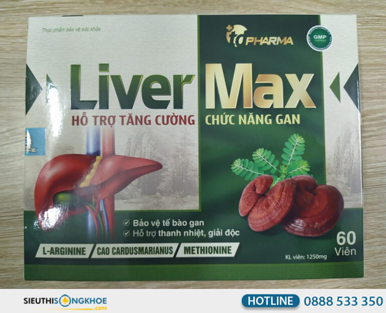 Liver Max [180.000đ] - Viên Uống Hỗ Trợ Giải Độc Gan