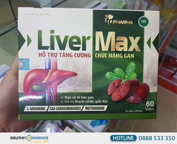 Liver Max [180.000đ] - Viên Uống Hỗ Trợ Giải Độc Gan