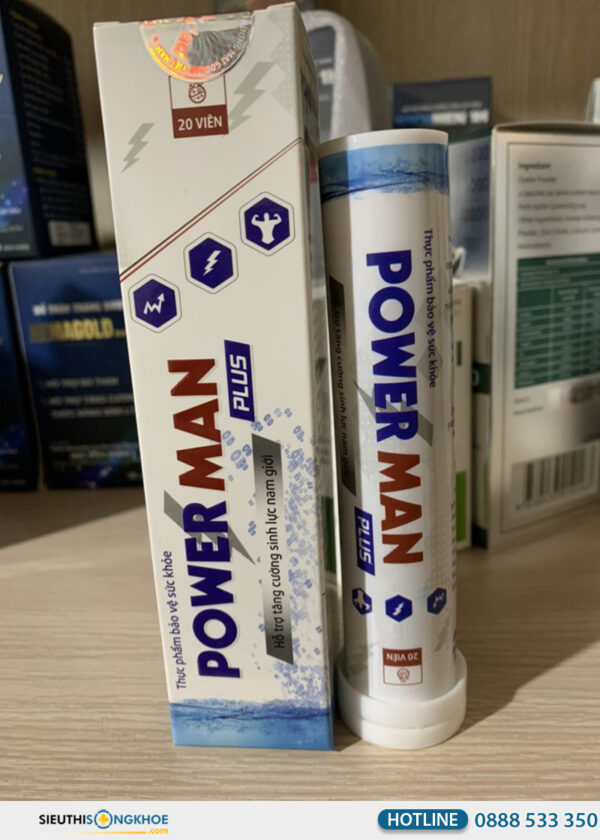 Power Man Plus [789.000đ] - Hỗ Trợ Bổ Thận Tráng Dương