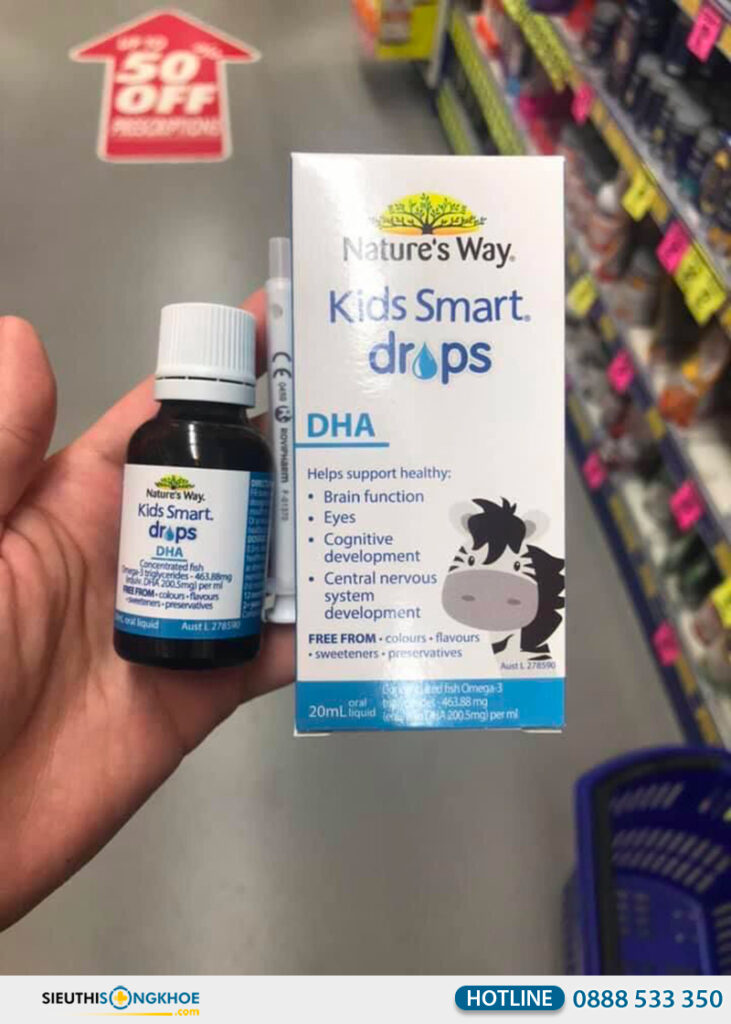 Nature's Way Kids Smart Drops DHA [330.000đ] - Trẻ Em