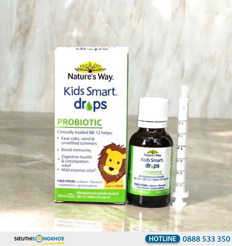Nature's Way Kids Smart Drops Probiotic [420.000đ] - Hỗ Trợ Tiêu Hoá Trẻ