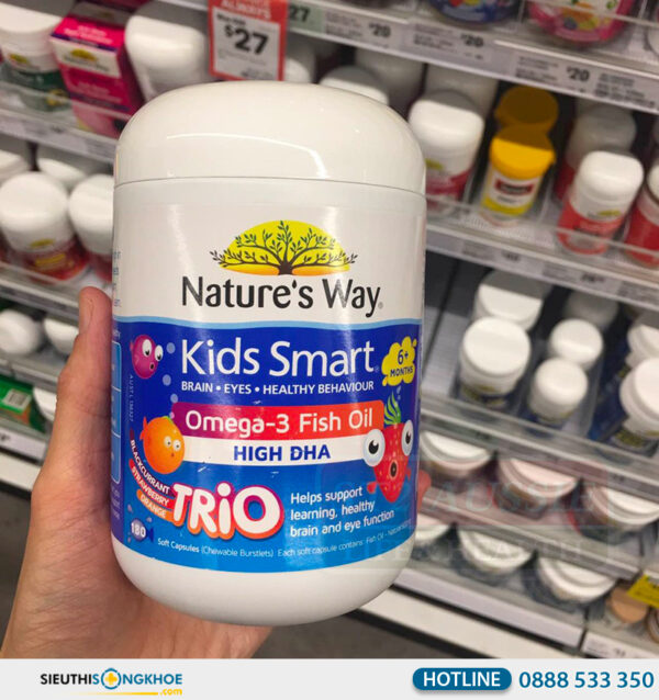Nature's Way Omega 3 Fish Oil Trio [480.000đ] - Dầu Cá Trẻ Em