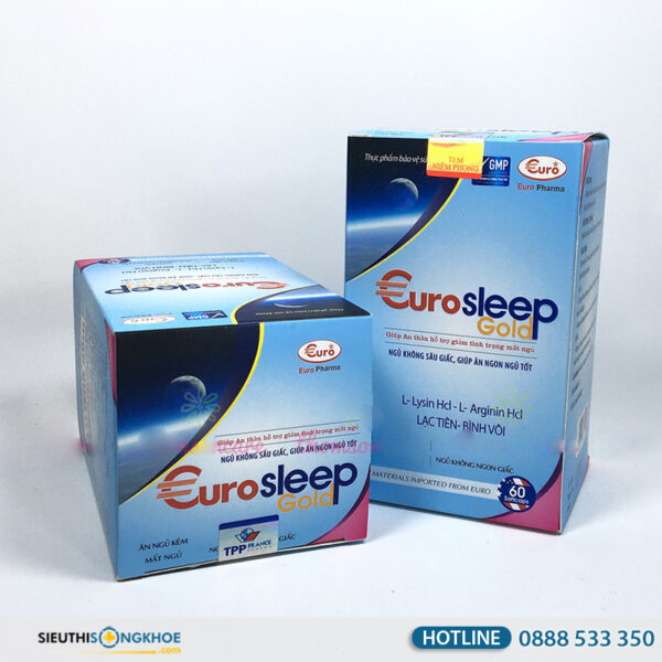 Euro Sleep Gold [225.000đ] - Hỗ Trợ Kích Thích Ăn Ngon Ngủ Sâu
