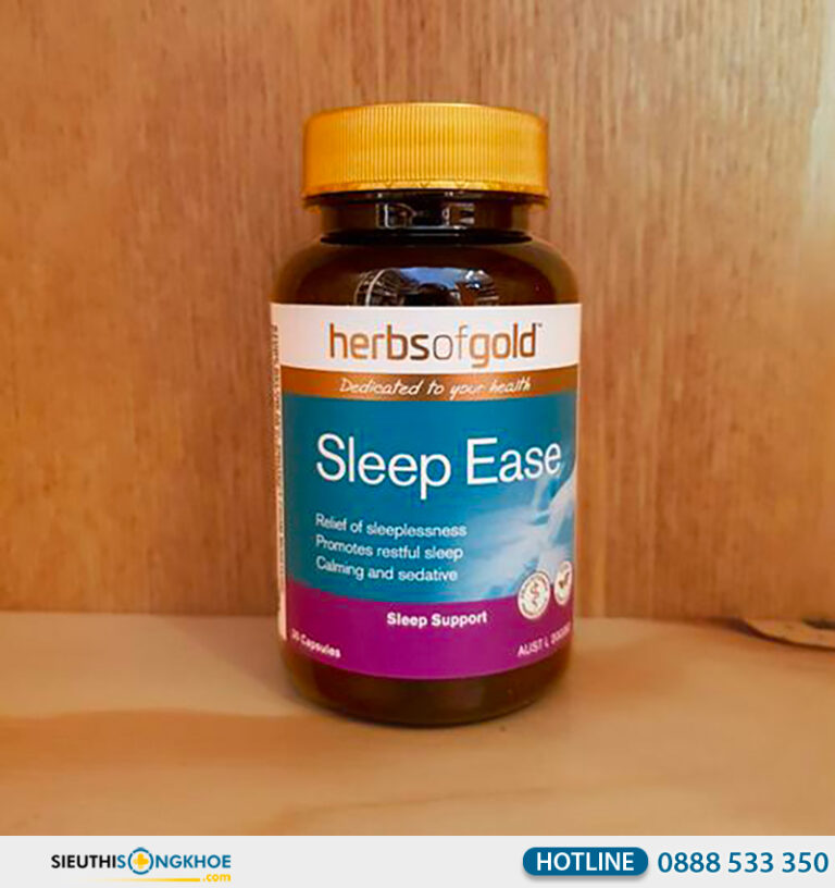 Herbs Of Gold Sleep Ease [690.000đ] - Hỗ Trợ Cải Thiện Giấc Ngủ