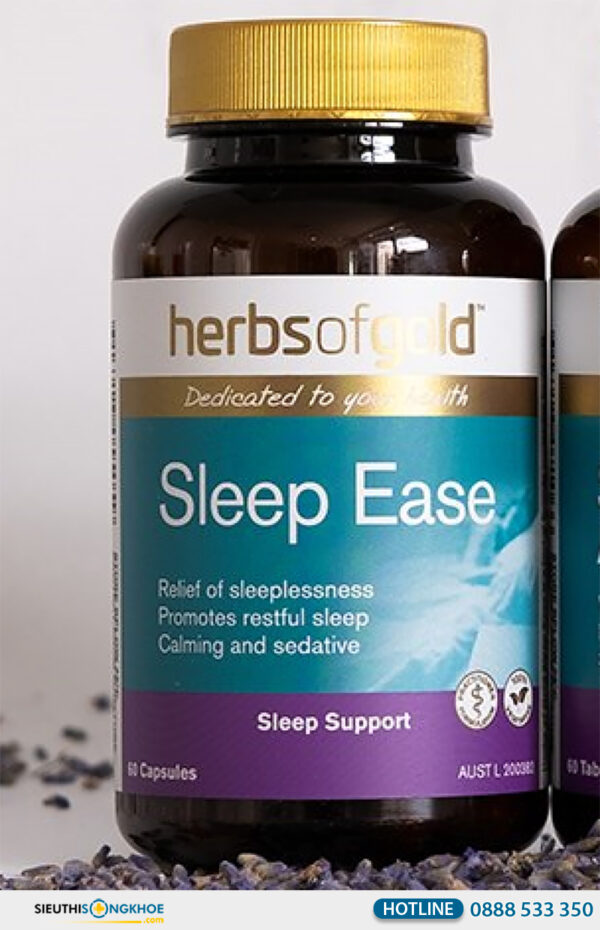 Herbs Of Gold Sleep Ease [690.000đ] - Hỗ Trợ Cải Thiện Giấc Ngủ
