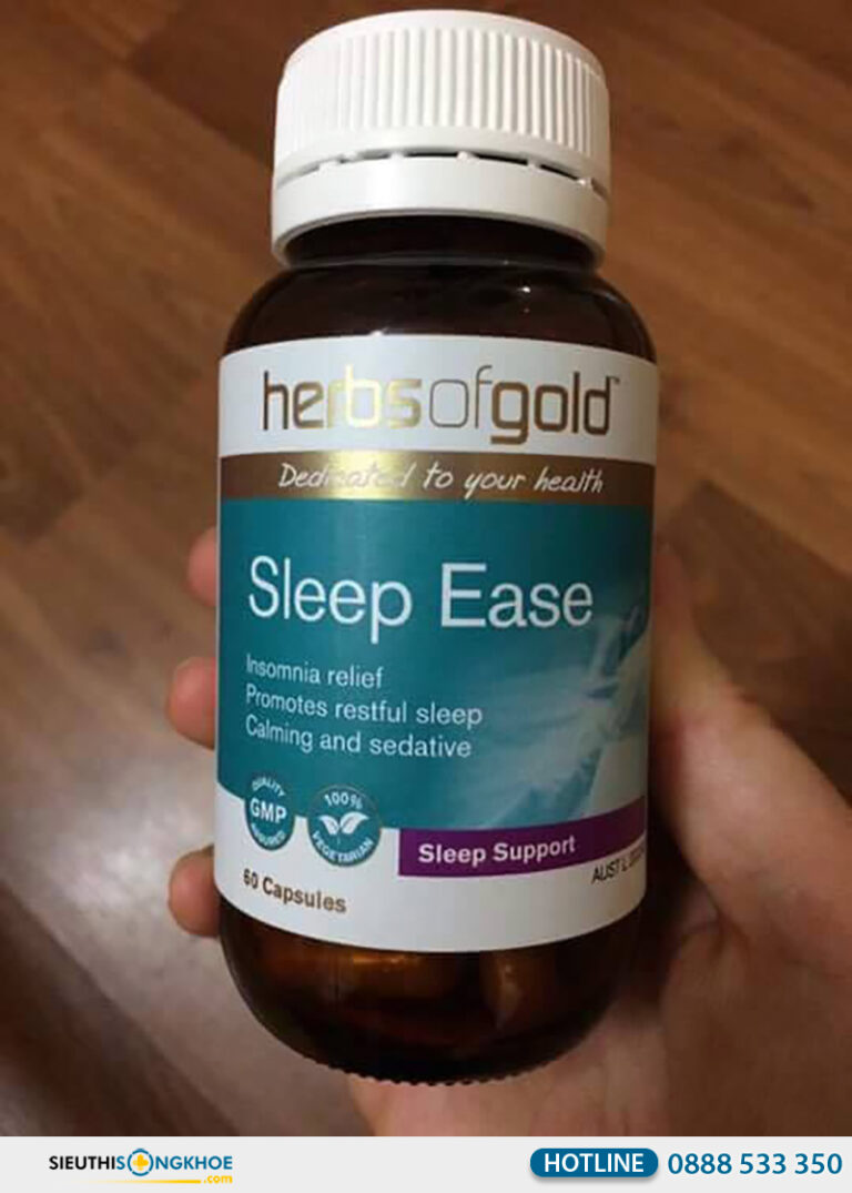 Herbs Of Gold Sleep Ease [690.000đ] - Hỗ Trợ Cải Thiện Giấc Ngủ
