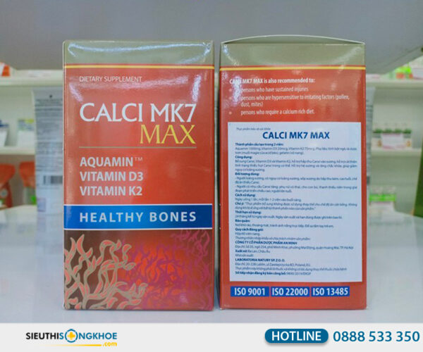 Calci MK7 Max [420.000đ] - Hỗ Trợ Phát Triển & Ngừa Loãng Xương