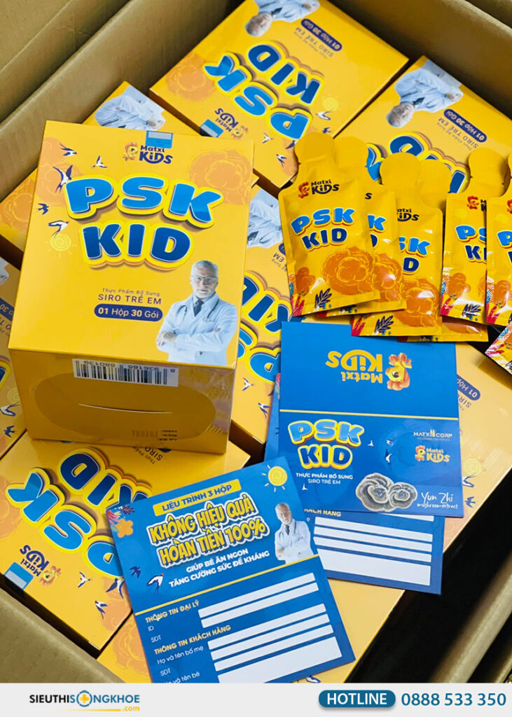 PSK Kid [550.000đ] - Hỗ Trợ Thúc Đẩy Hệ Tiêu Hoá Trẻ Biếng Ăn