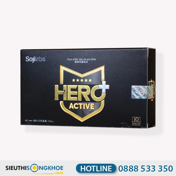 Hero+ Active {790.000đ} Hỗ Trợ Tăng Cường Sinh Lý Nam