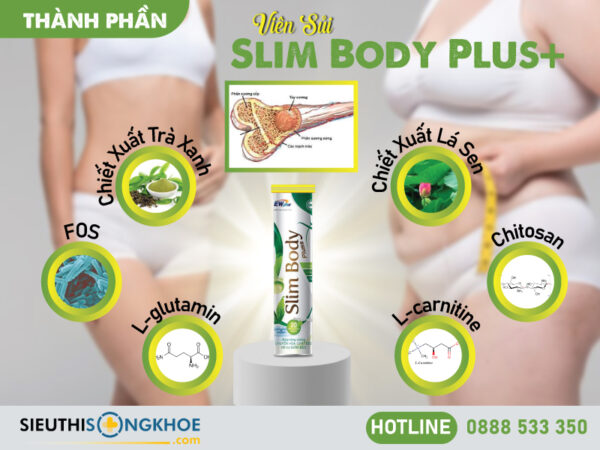 Slim Body Plus+ [300.000đ] - Hỗ Trợ Thải Mỡ Giảm Cân
