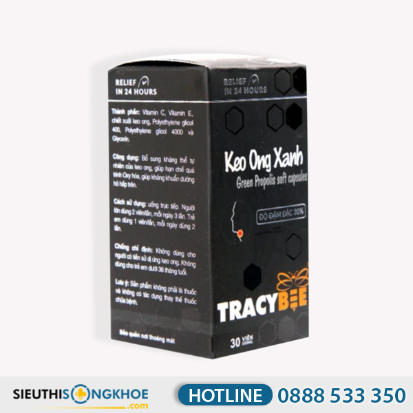 Keo Ong Xanh Tracybee Green Propolis [165.000đ] - Hỗ Trợ Viêm Họng