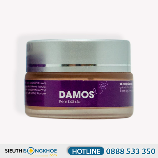 Bộ Damos Chính Hãng {1.050.000đ} Hỗ Trợ Điều Trị Viêm & Dị Ứng Da