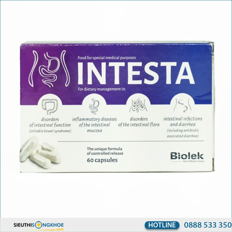 Intesta [900.000đ] - Hỗ Trợ Điều Trị Viêm Đại Tràng & Viêm Ruột