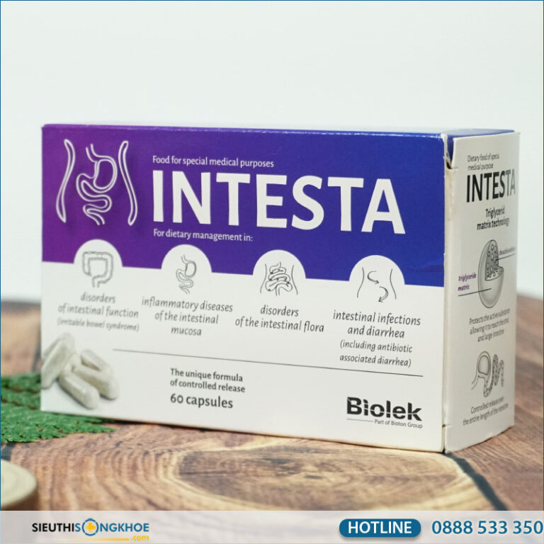 Intesta [900.000đ] - Hỗ Trợ Điều Trị Viêm Đại Tràng & Viêm Ruột