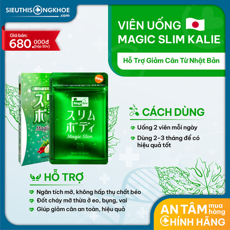 Magic Slim chính hãng {734.000đ} hỗ trợ giảm mỡ hiệu quả