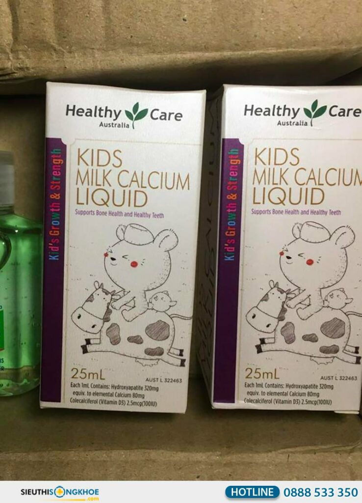 Healthy Care Kids Milk Calcium Liquid [600.000đ] - Hỗ Trợ Chiều Cao Trẻ